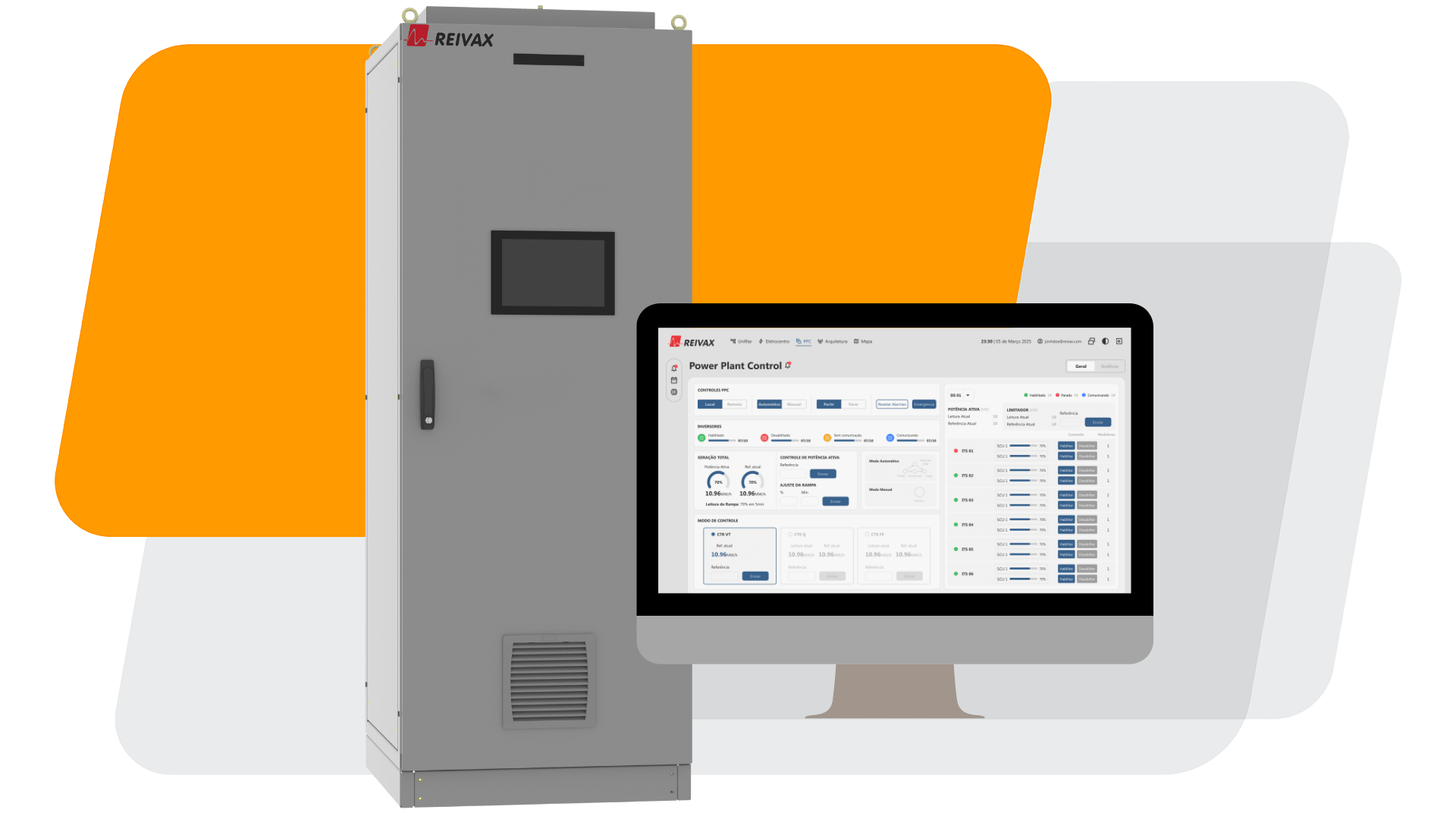 Power Plant Controller + SCADA | PPC HYBRID - REIVAX